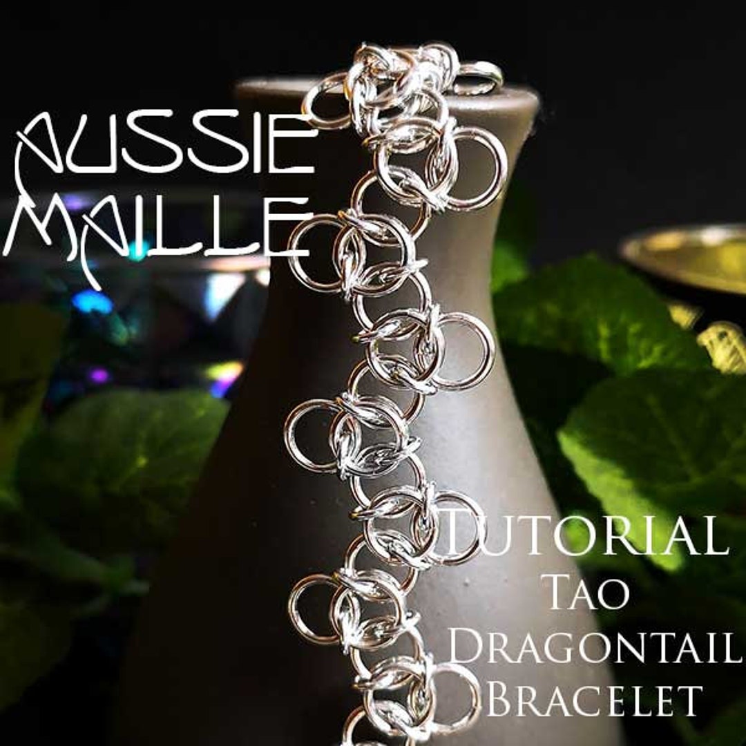 Chain Maille Tutorial - Tao Dragontail Bracelet - Etsy