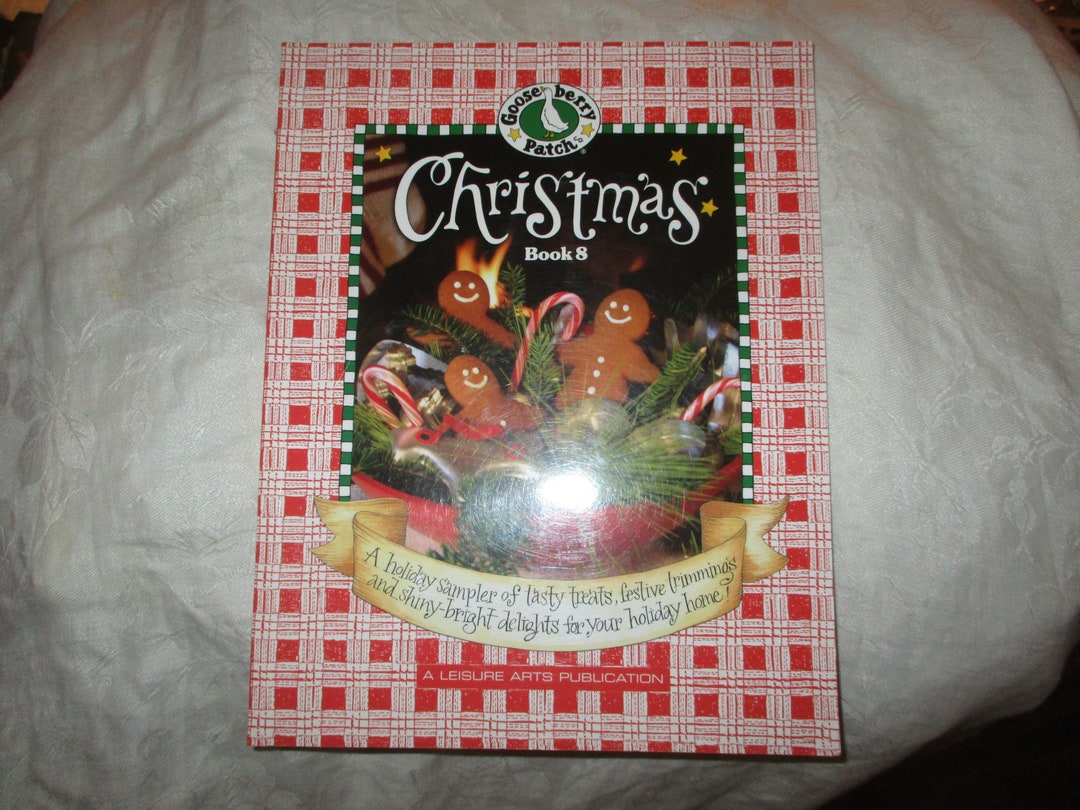 Vintage Gooseberry Patch Christmas Book 8 Recipe Craft PB Book - Etsy