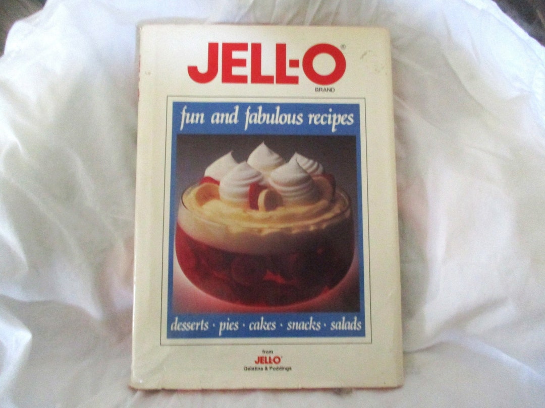 Vintage 80s Jello Fun and Fabulous Recipes HBDJ Cookbook Pudding ...