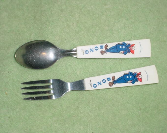 Bozo the Clown Vintage Child's Spoon and Fork - Etsy