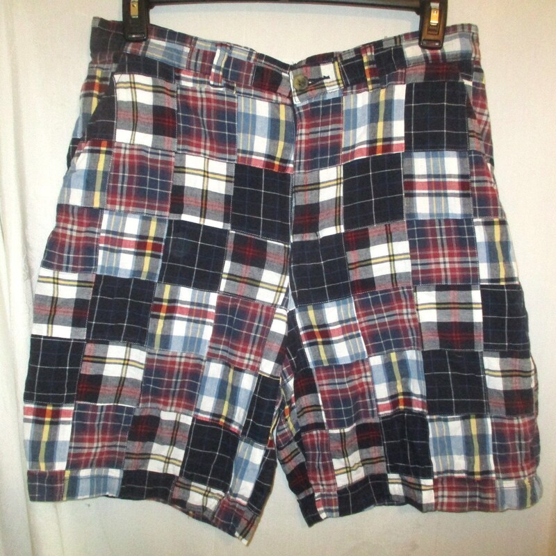 Madras Plaid Shorts - Etsy