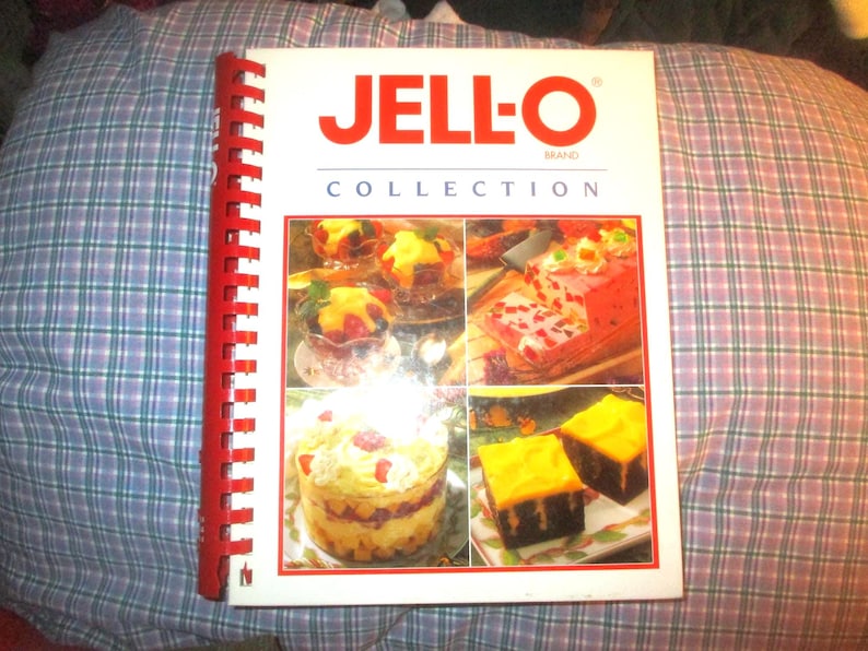 Vintage Jello Collection Desserts Recipe Cookbook 191 Pgs HB Spiral - Etsy