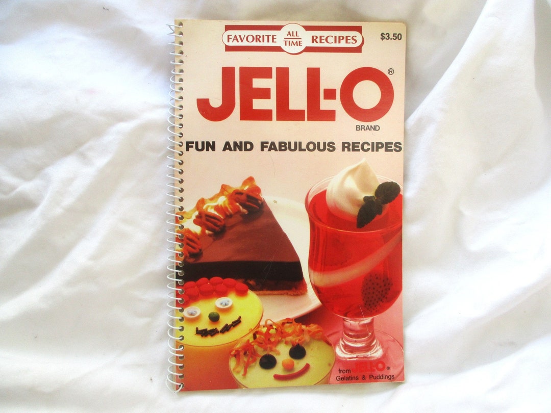 Vintage 80s Jello Fun and Fabulous Recipe Pudding Gelatin Cookbook ...
