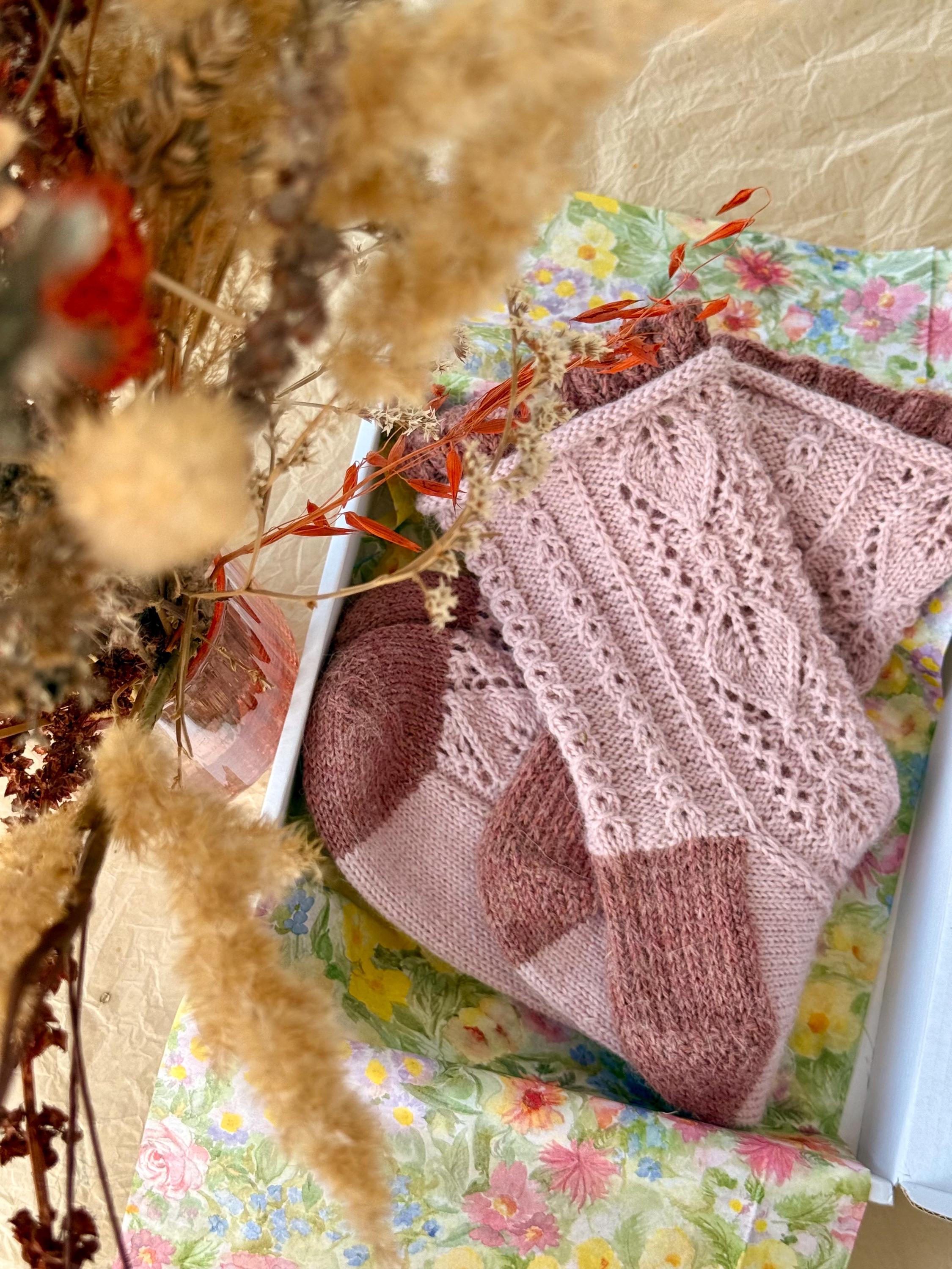 Knitting Pattern- Destiny Socks, Lace Ruffle Sock, PDF Instant Download ...
