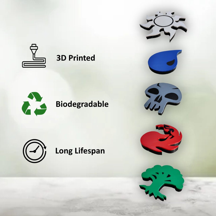 Magic the Gathering Mana Symbol LED Light Neon Sign Set - Etsy