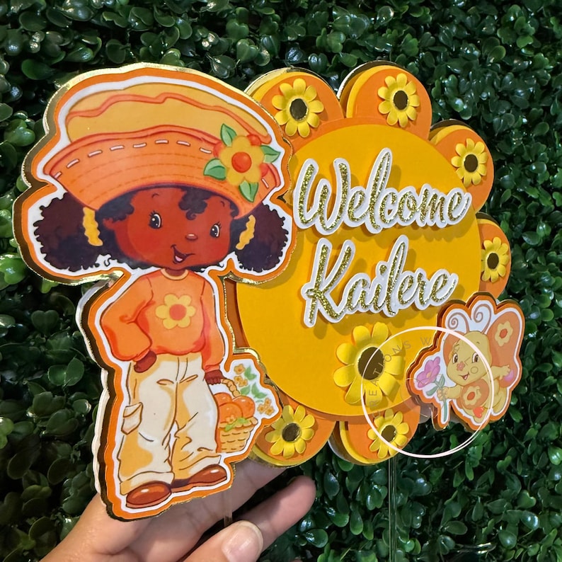 Orange Blossom Cake Topper - Etsy