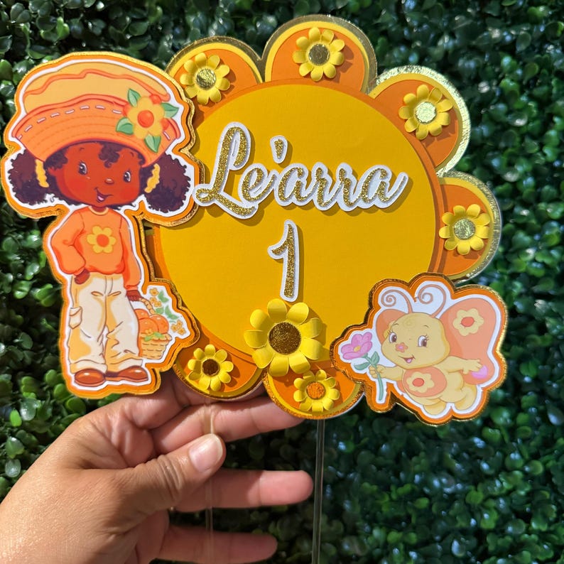 Orange Blossom Cake Topper - Etsy