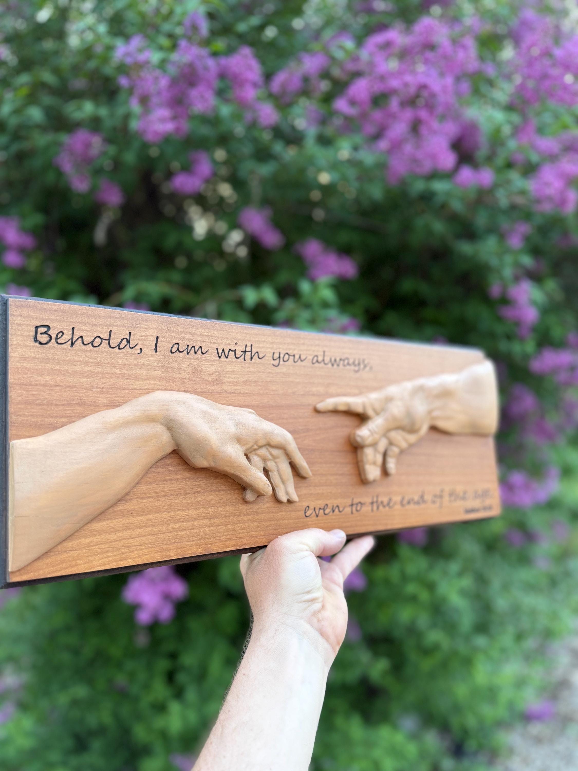 Personalized Christian Carving Wood Religious Decore Inspirational Gift ...