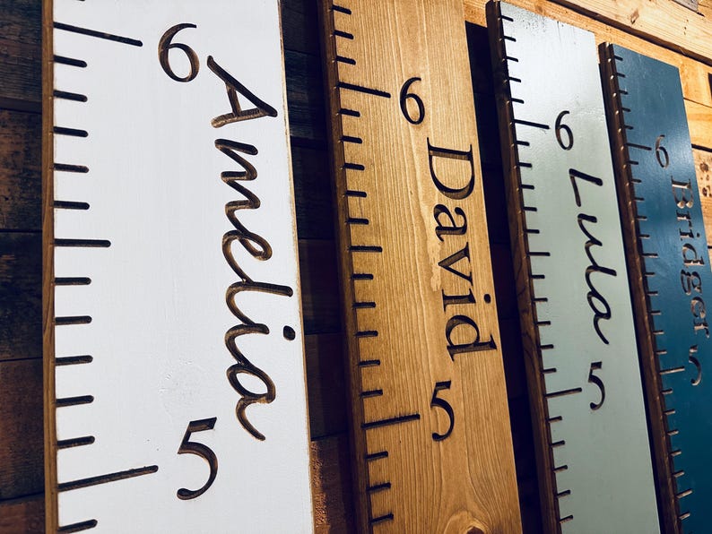 Family Growth Chart: Custom Personalized Engraved Wood, Heirloom ...