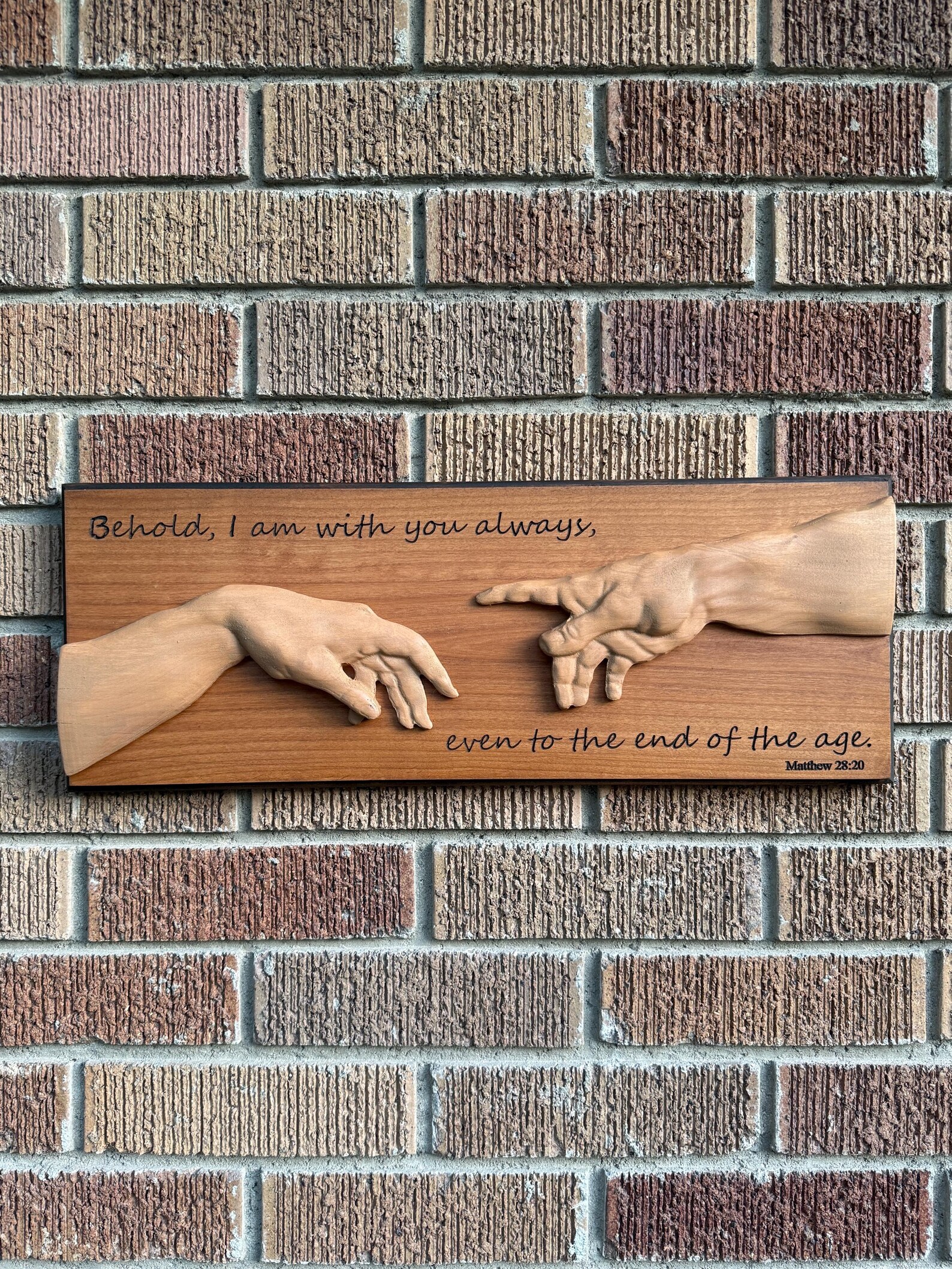 Personalized Christian Carving Wood Religious Decore Inspirational Gift ...