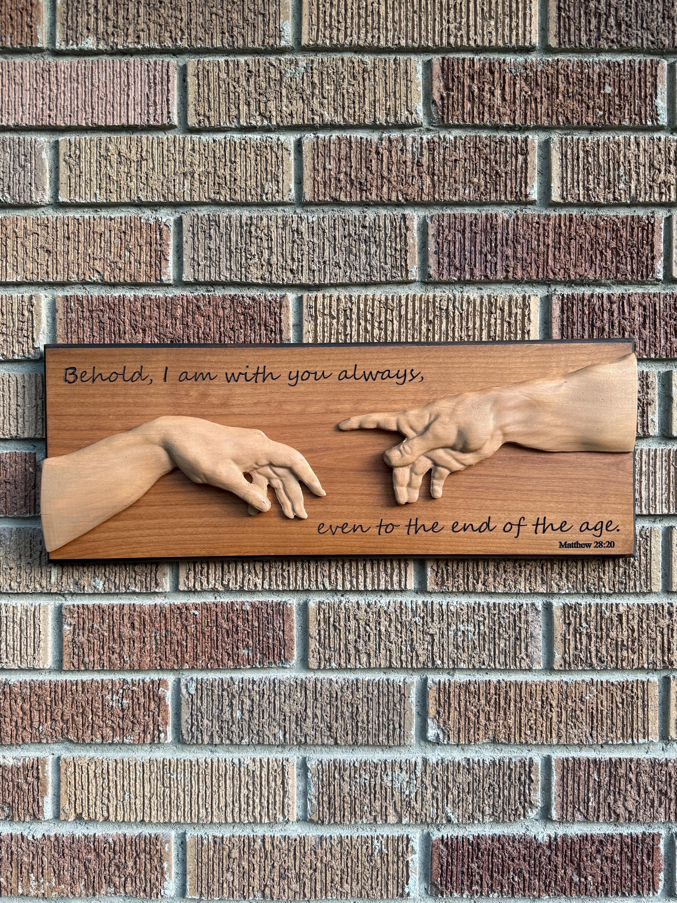 Personalized Christian Carving Wood Religious Decore Inspirational Gift ...