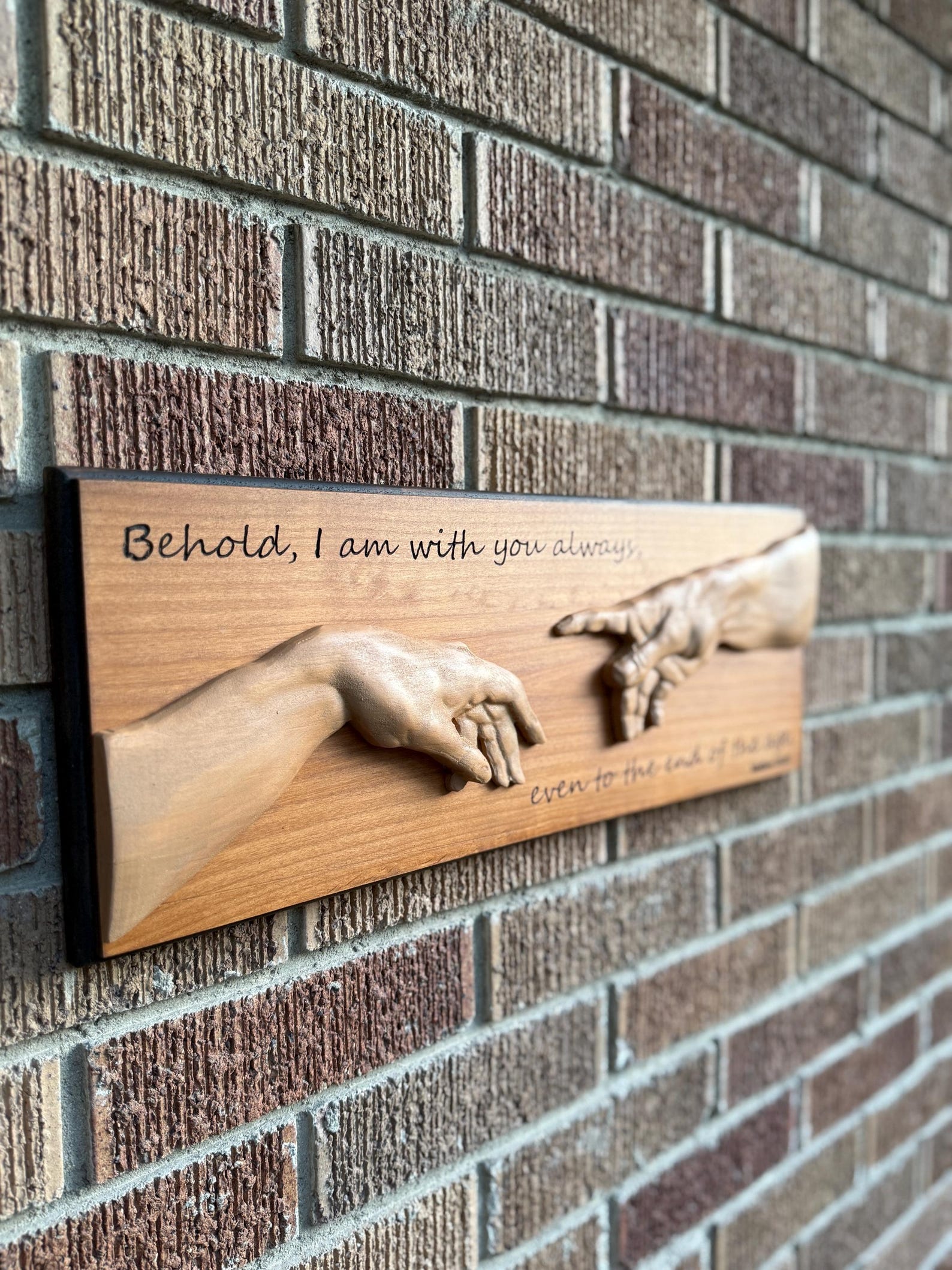 Personalized Christian Carving Wood Religious Decore Inspirational Gift ...
