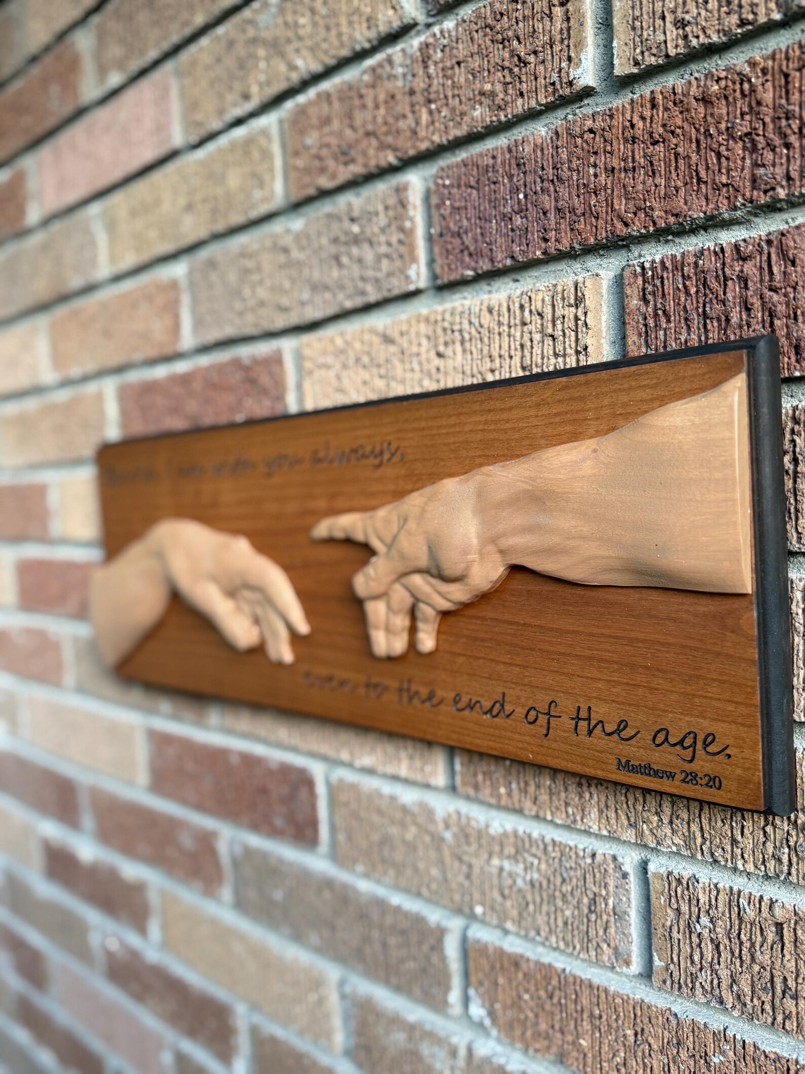 Personalized Christian Carving Wood Religious Decore Inspirational Gift ...