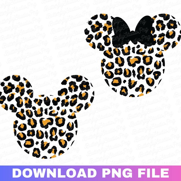Minnie Cheetah Svg - Etsy