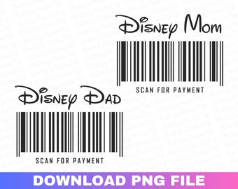 Disneydad SVG, Scan for Payment SVG, Mouse Family Trip SVG, Customize ...