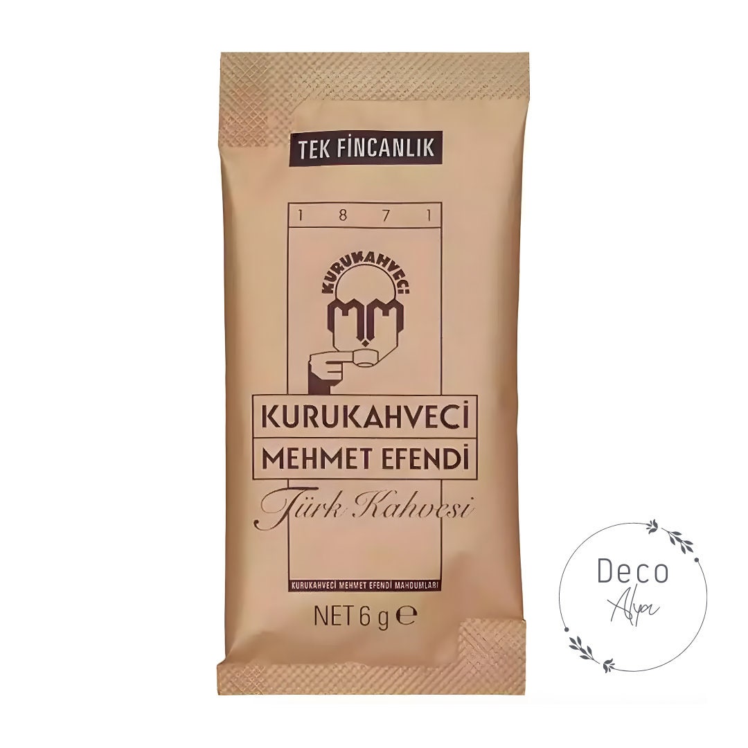 Mehmet Efendi Turkish Mocha Coffee 6g Kurukahveci Mehmet Efendi Turkish ...