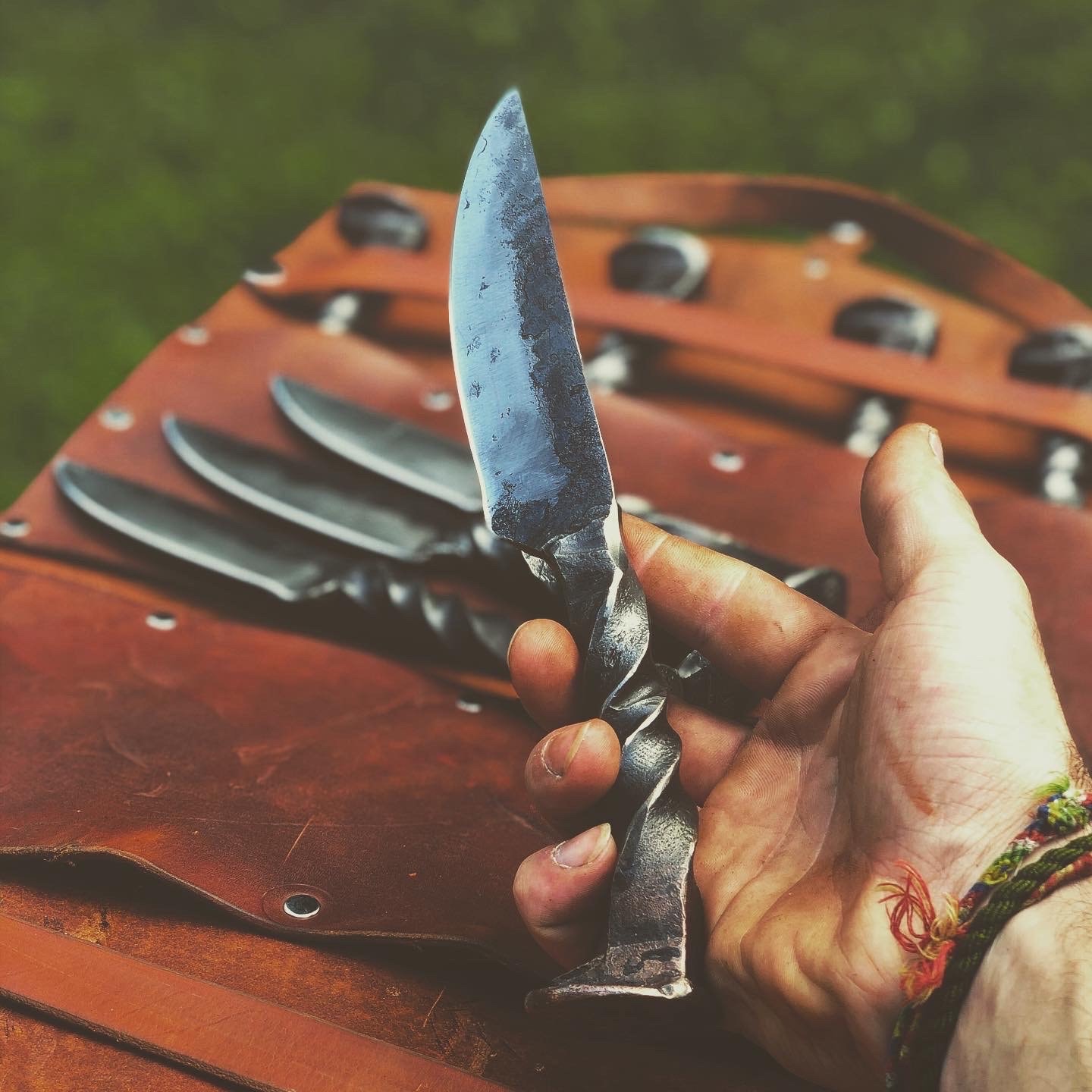 Set of 8 Railroad Spike Steak Knives - Etsy