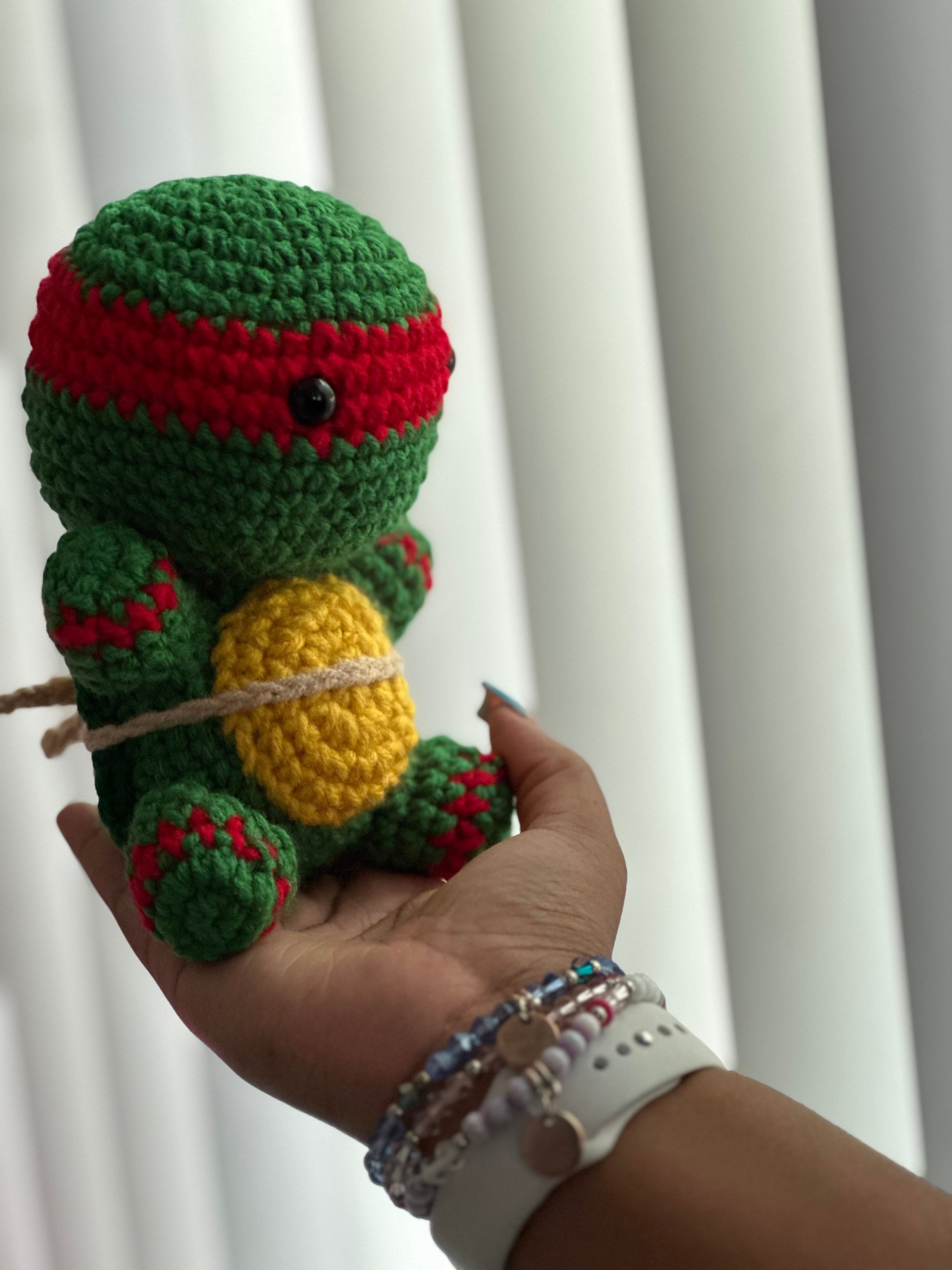 Crochet Ninja Turtle, Crochet Raphael - Etsy