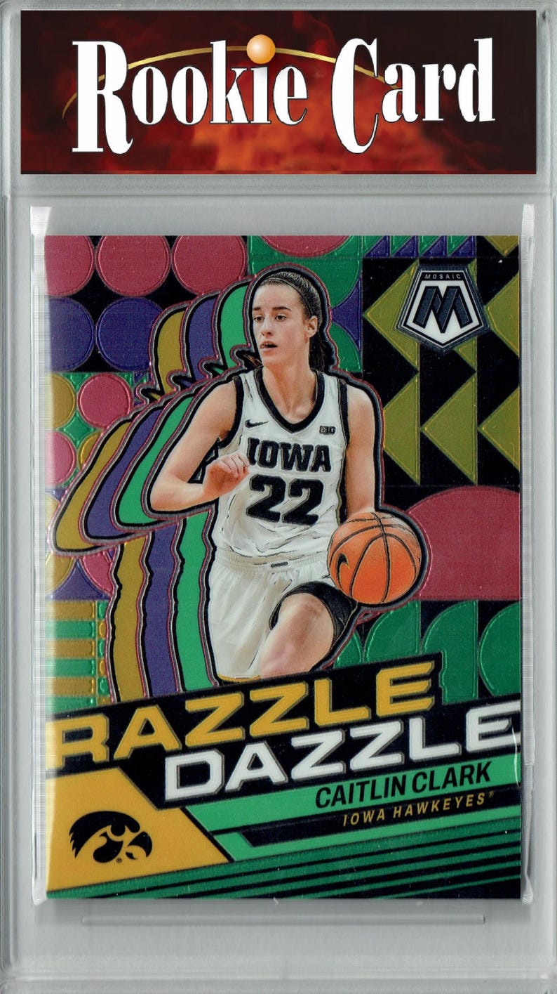 Certified Mint Caitlin Clark 2024 Panini America RD1 Razzle Dazzle SP ...
