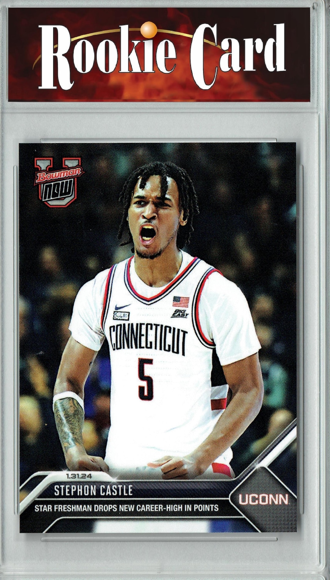 Certified Mint+ Stephon Castle 2024 Bowman University Now #42 Career ...