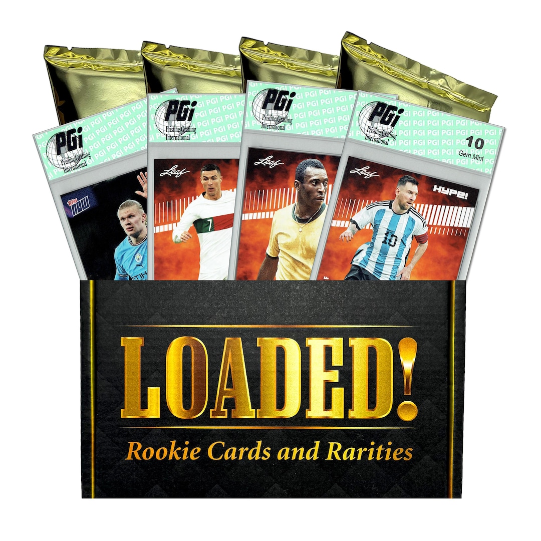 LOADED! Soccer: 4 PGI 10 Rookie Cards & Rarities - Messi, Yamal ...