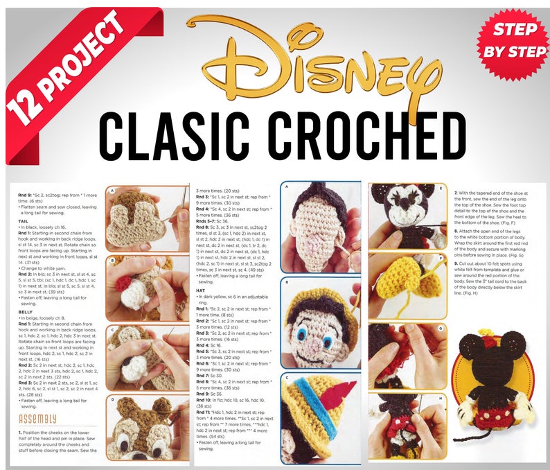 Dısney Classics Amigurumi: Step Into the Enchanting World of Cute ...