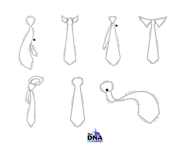 Bow and Tie Knitted Wire Art Template: DIY Printable PDF Pattern - Etsy