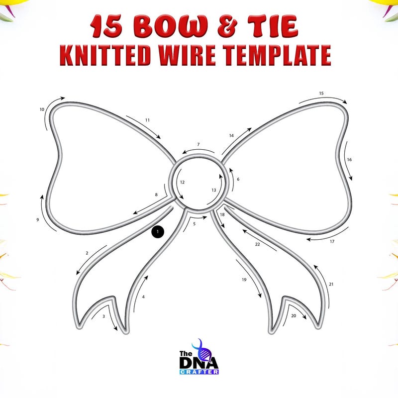 Wire Knitted Bow - Etsy