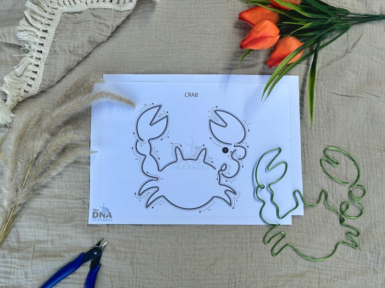 30 Sea Animals Knitted Wire Template, Sea Animals Knitted Wire Art ...