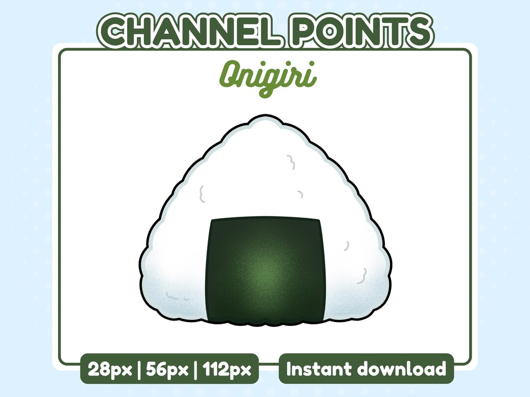 Onigiri Channel Points: Redeem Coin for Twitch & Discord - Etsy UK
