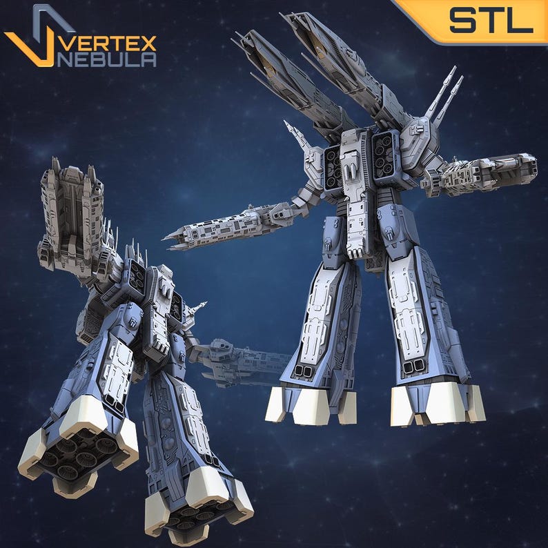 VDN-1 Fortress (robot Mode) (STL Digital Files) - Etsy