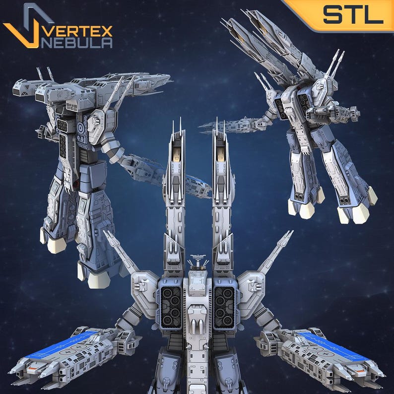 VDN-1 Fortress (robot Mode) (STL Digital Files) - Etsy