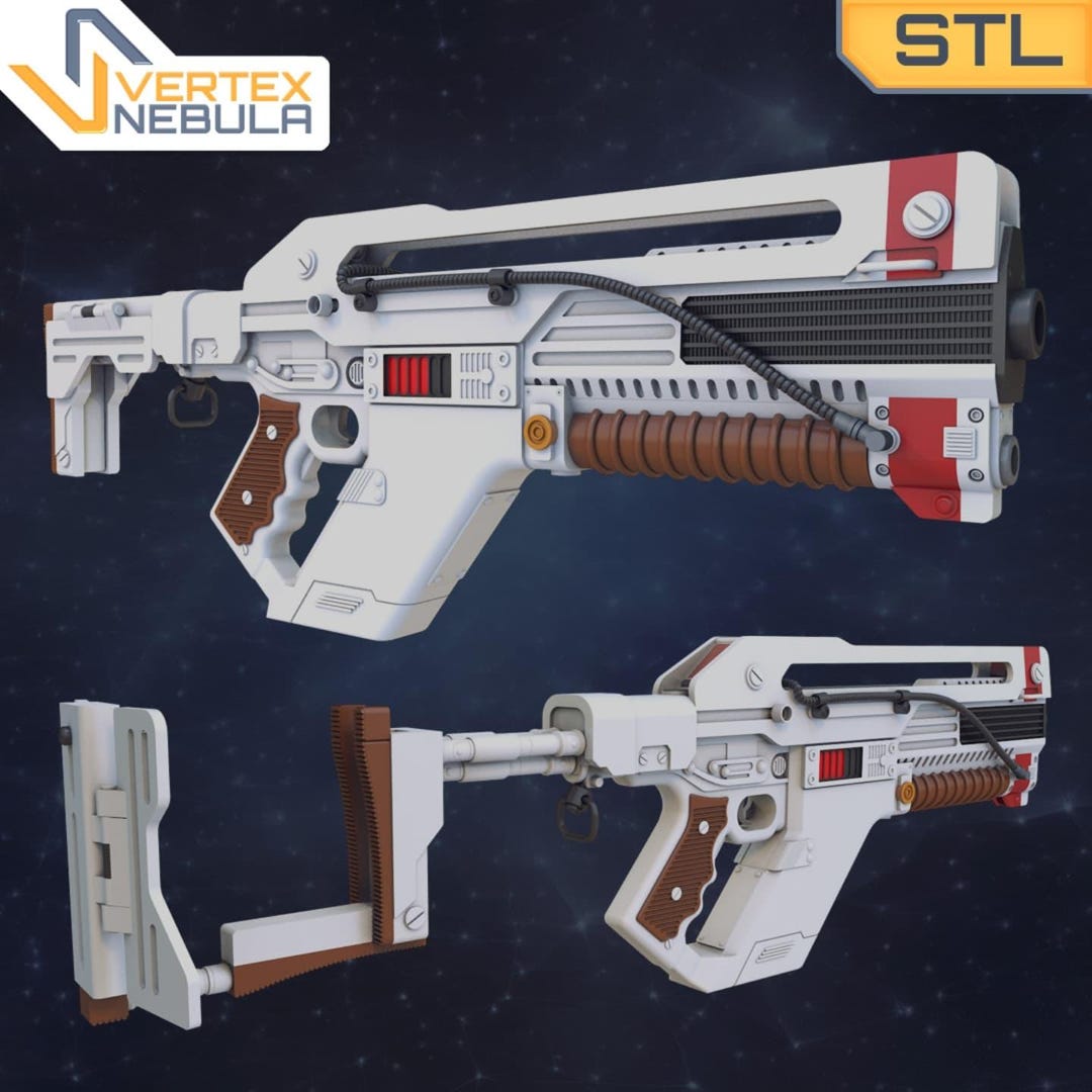 Romulus Remus Station Pulse Rifle STL - Etsy Australia