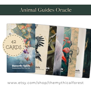 Animal Guardian's Oracle Deck 42 Card Deck Animal Oracle Cards - Etsy