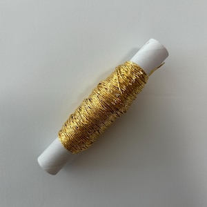 Authentic Pure Gold Leaf Thread ”8gake” for Japanese Traditional Crafts ...