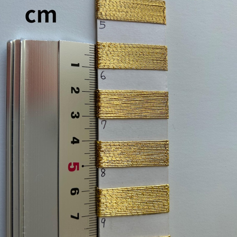 Authentic Pure Gold Leaf Thread ”8gake” for Japanese Traditional Crafts ...