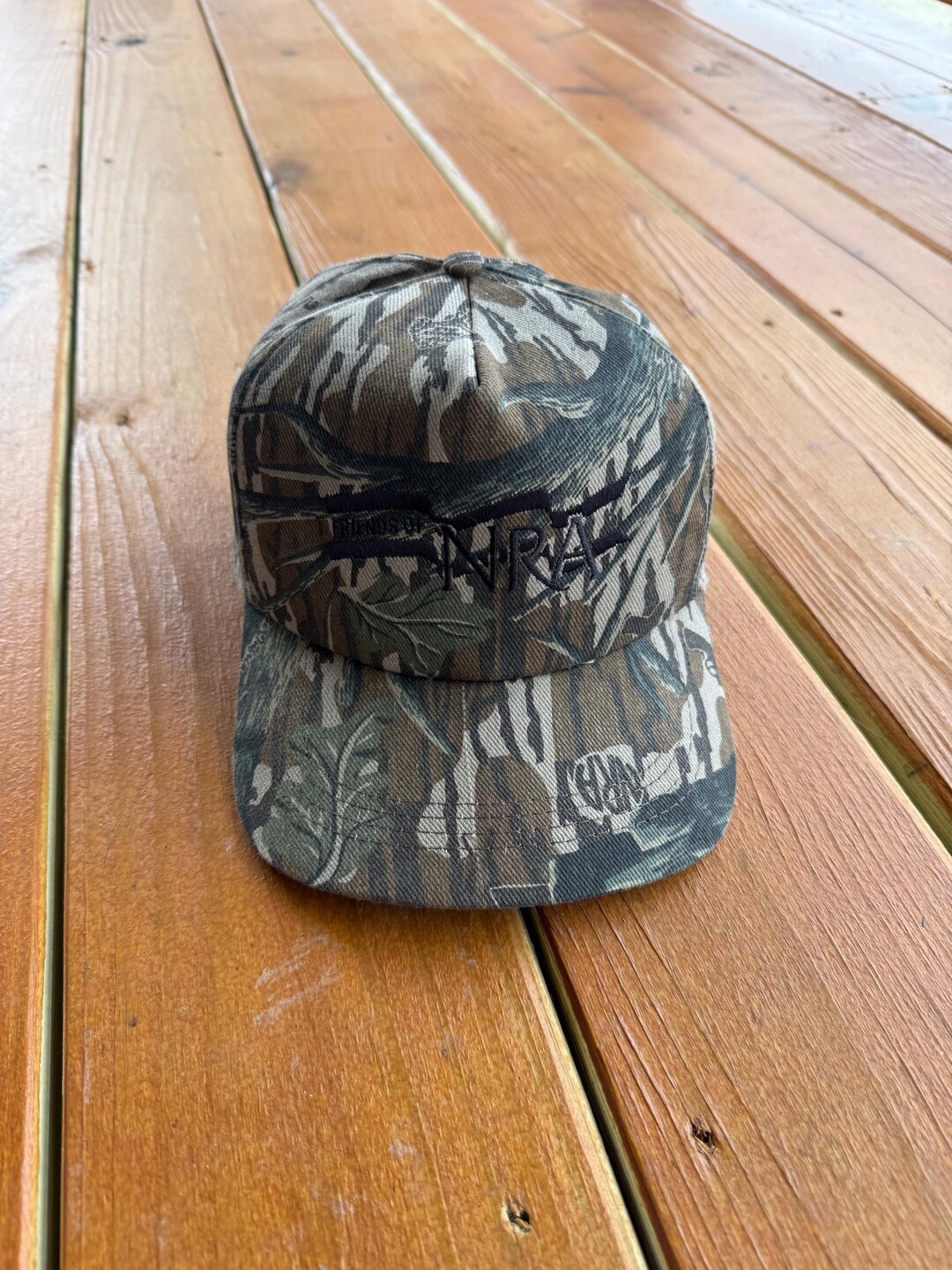 Vintage Mossy Oak Tree Stand “friends of NRA” Americap USA Camo Hat ...