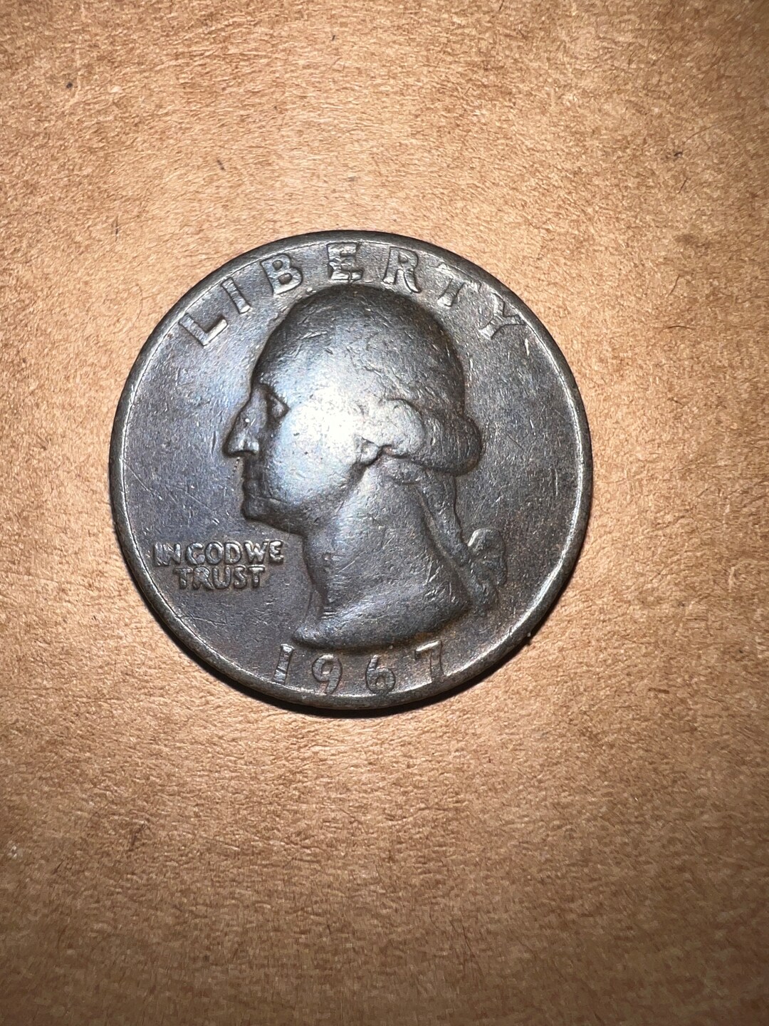 RARE 1967 WASHINGTON QUARTER No Mint and Copper Faced - Etsy