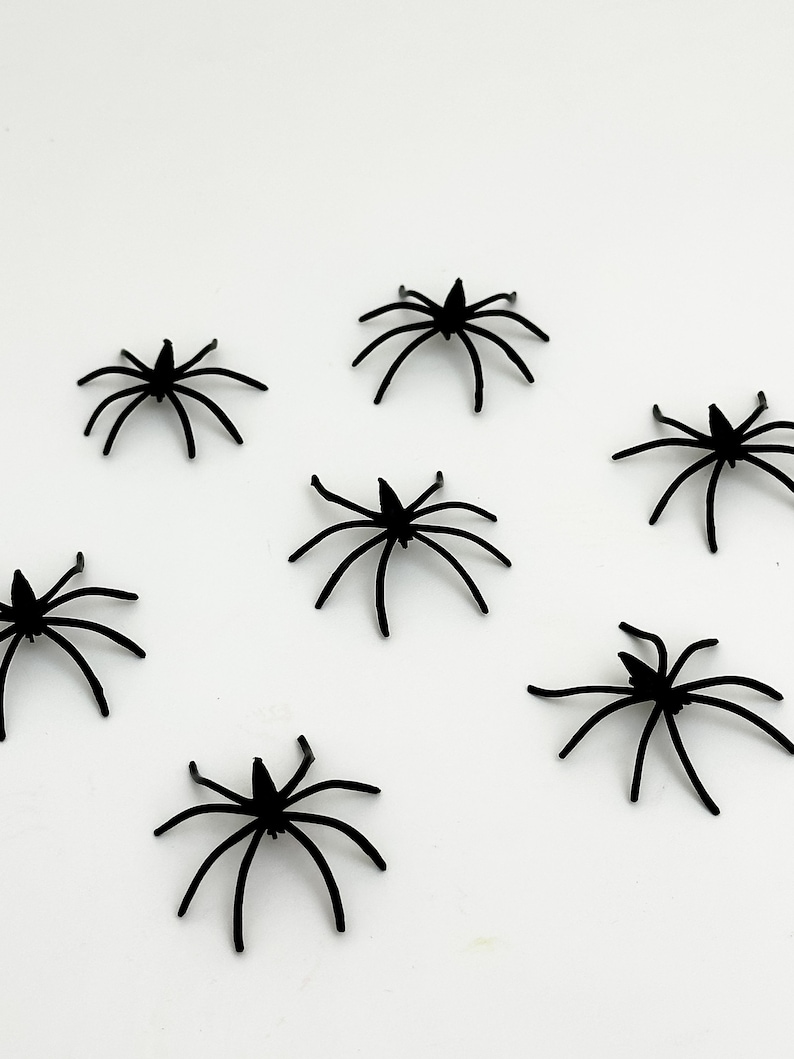 Halloween Glitter Spiders for Wall, P Halloween Decor, Sparkle ...