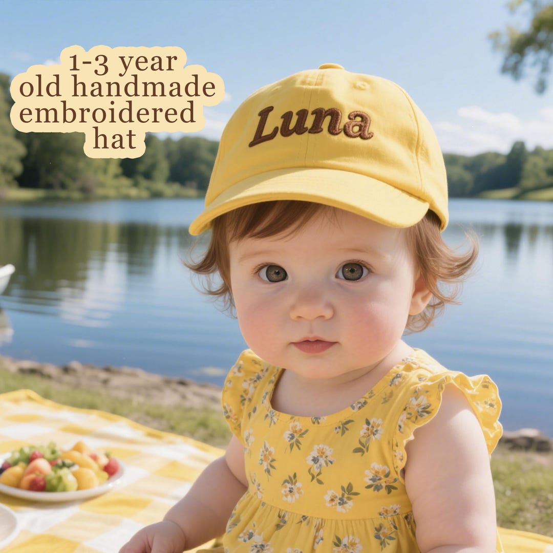 Personalized Baby Summer Matching Baseball Hat, Personalized ...