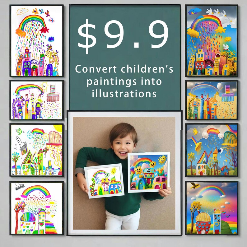 Create a Life Like Masterpiece From Your Child's Artwork: A Unique ...