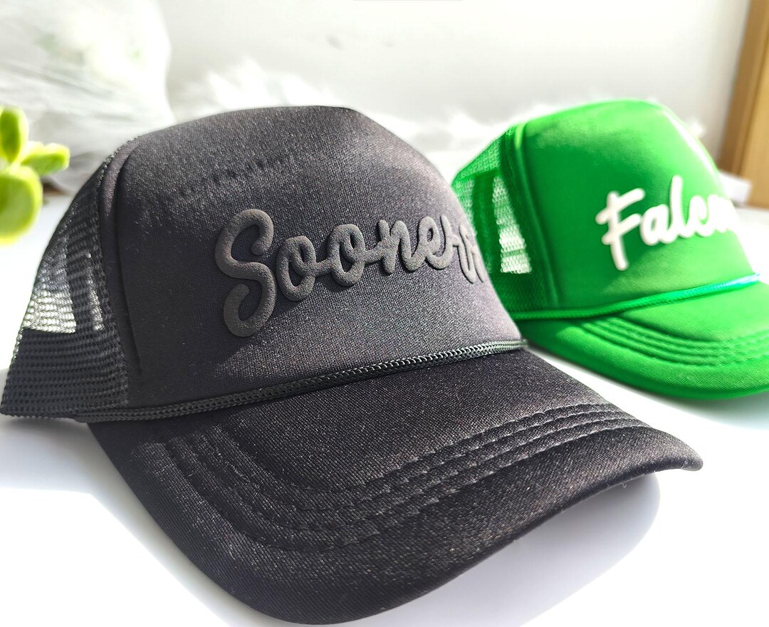 Custom PUFF Print Trucker Hat, Personalized Foam Hat, Custom Caps, 3D ...