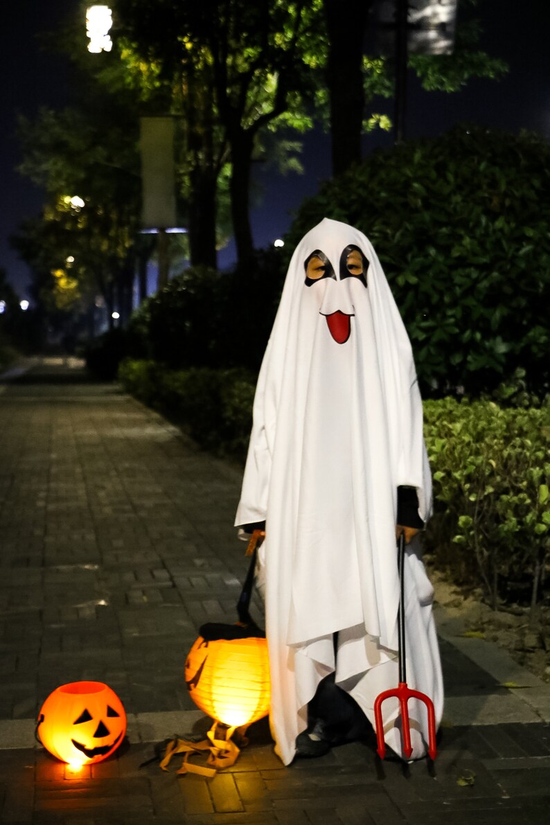 Halloween Ghost Costumes for Adult & Kids, Ghost Face Shirts for People ...