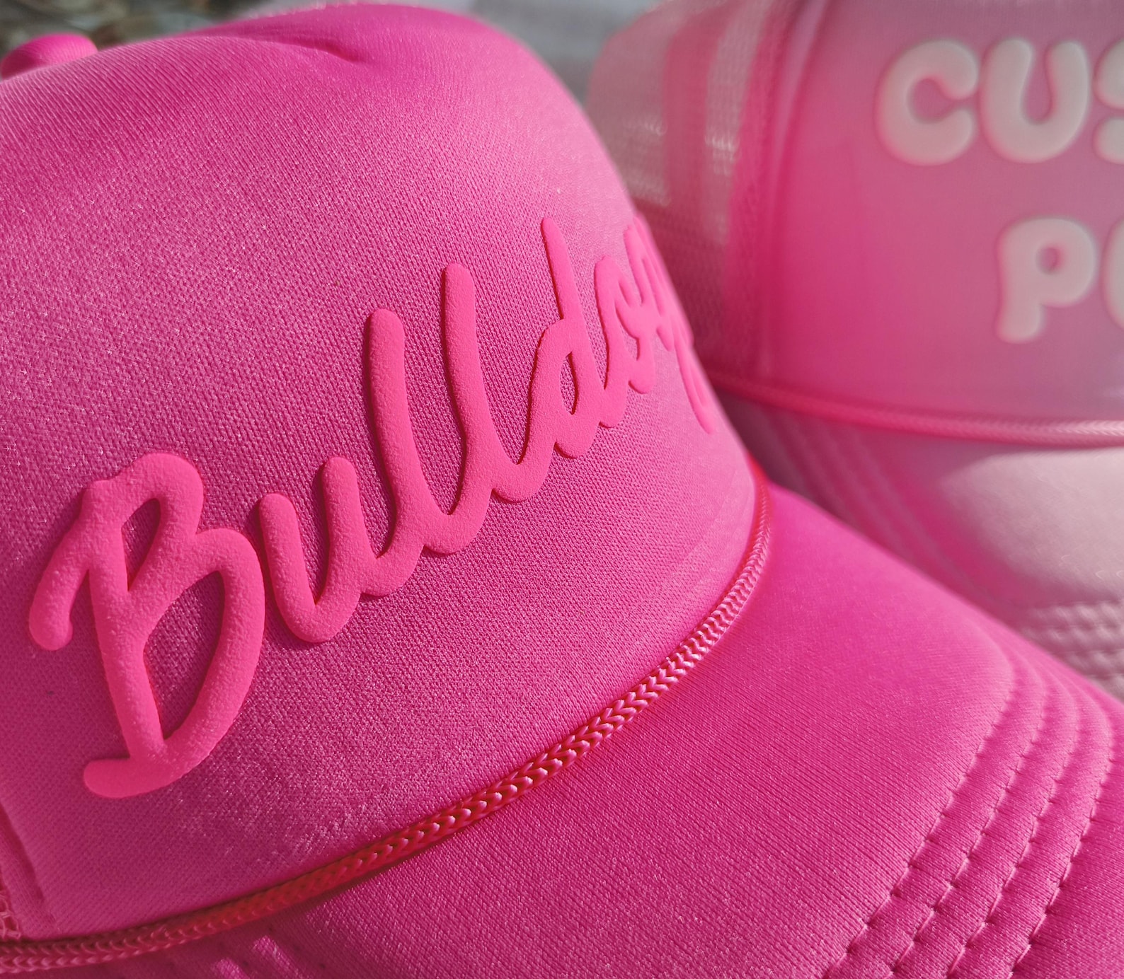 Custom Puff Hat, Personalized Puff Trucker Hat, Foam Puff Print Hat ...