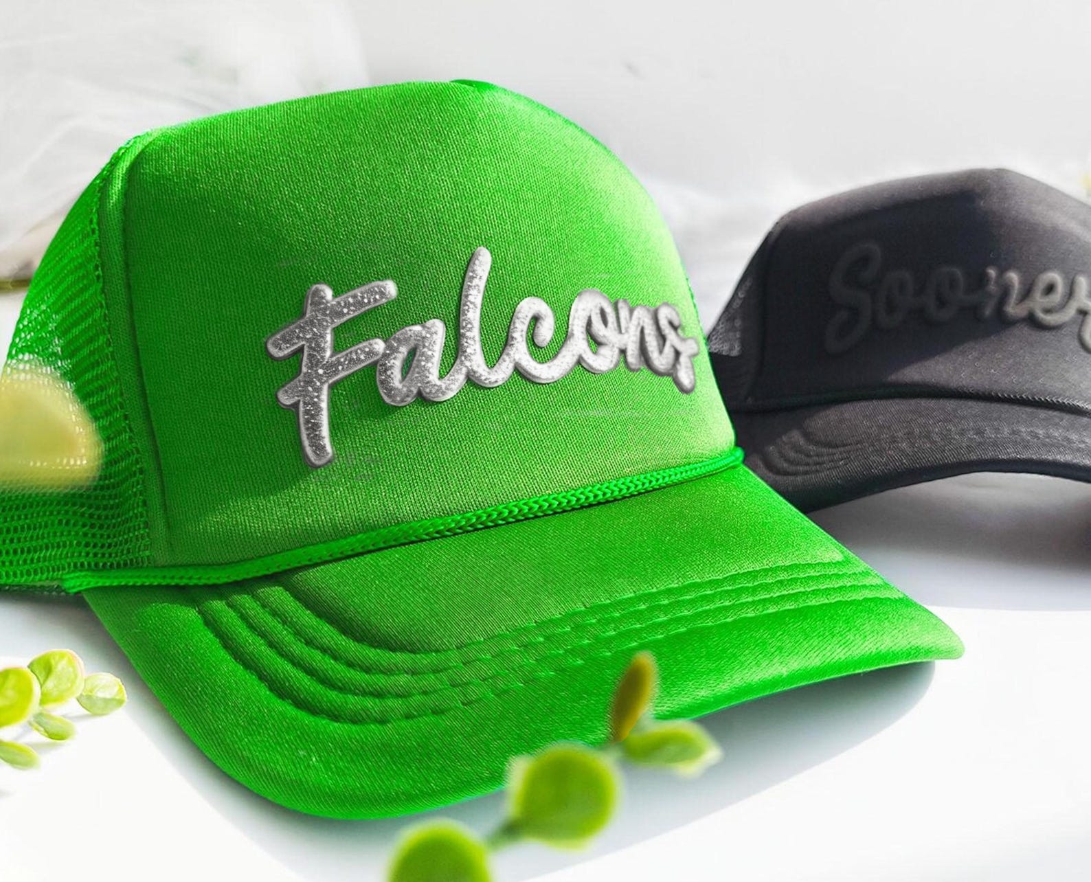 Custom Puff Hat, Custom Puff Trucker Hat, Custom Cursive Hat, Puff ...