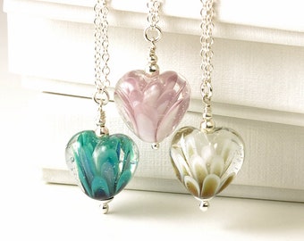 Small Glass Heart - Etsy