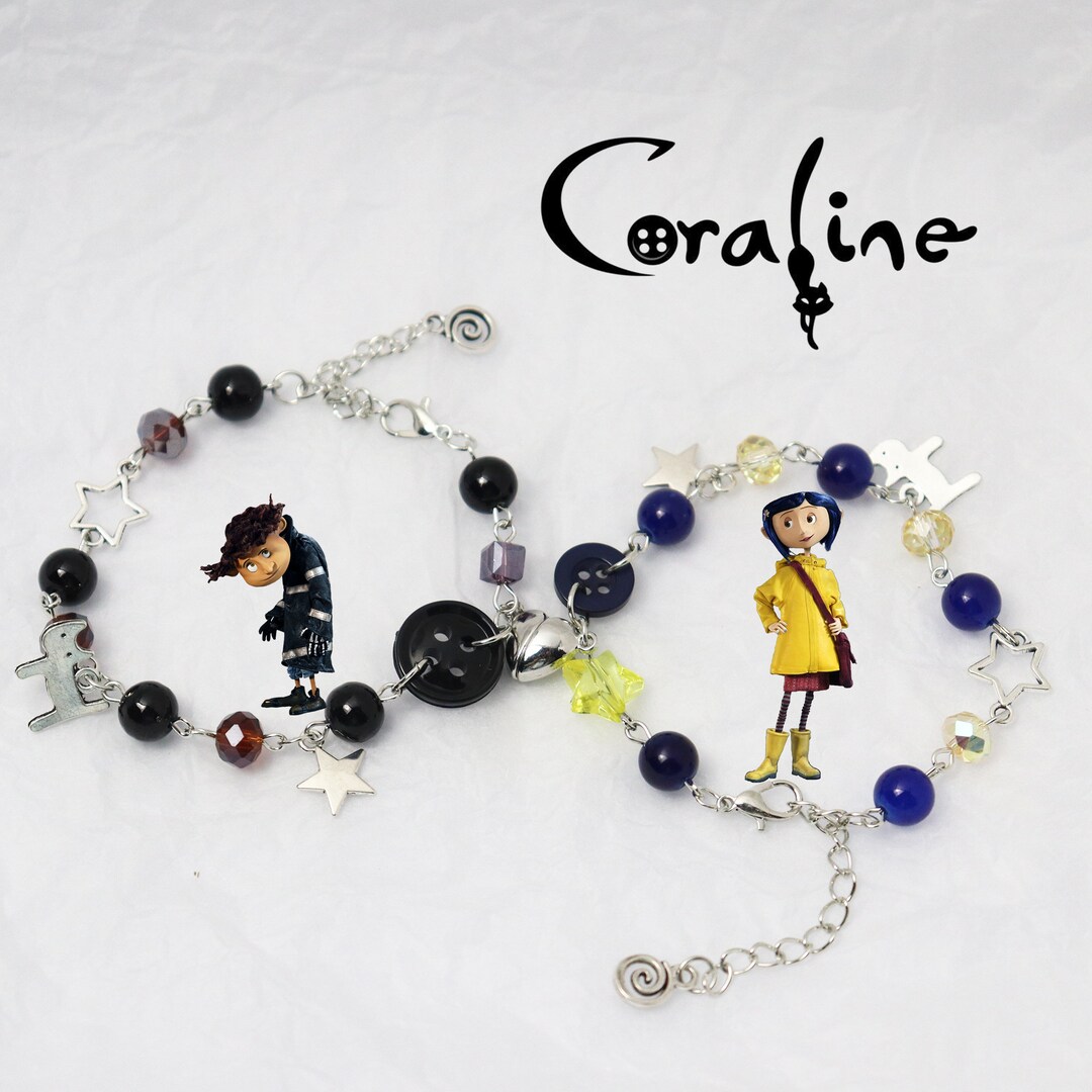 Coraline and Wybie Matching Bracelets Couple Bracelets Friendship ...