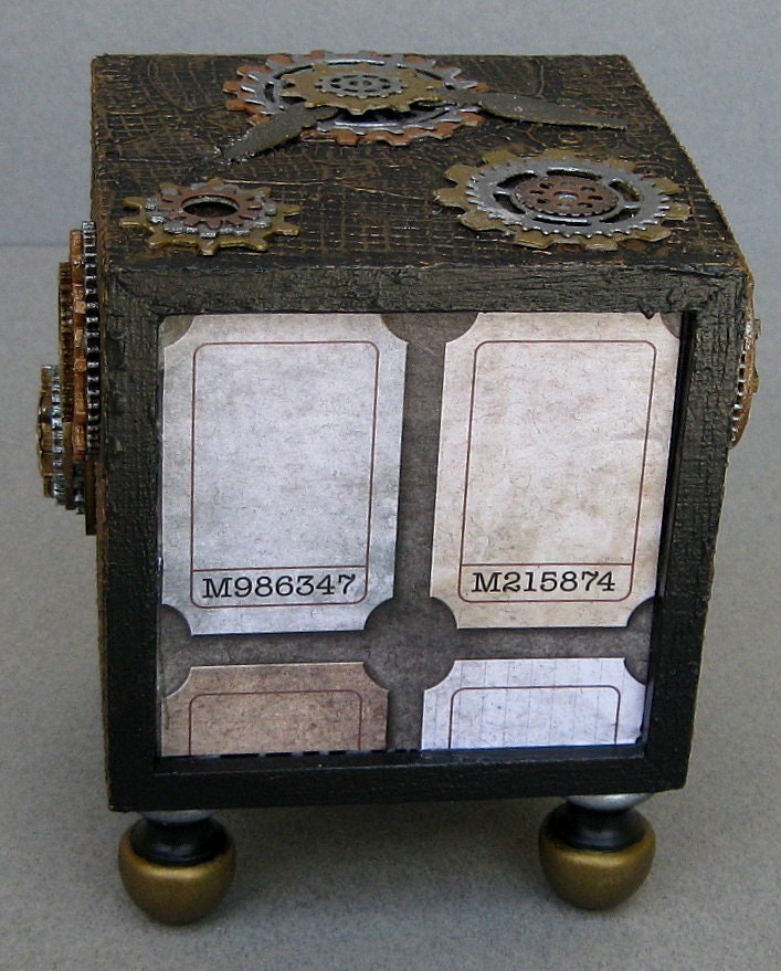 Steampunk Industrial III Decorative Altered Art Mixed Media | Etsy