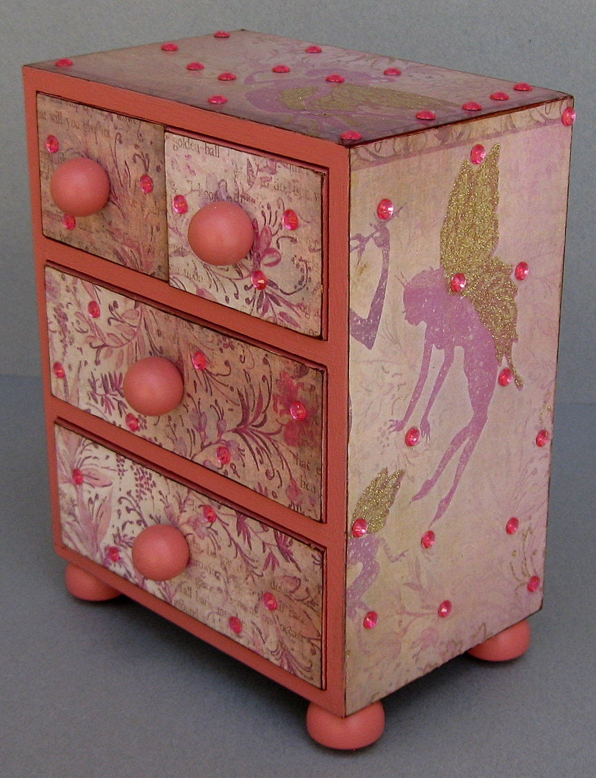 Fairy Fantasy Five Drawer Decorative Keepsake Jewelry Box - Etsy