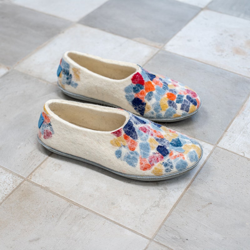 Felted Wool Upcycle Slipper - Etsy